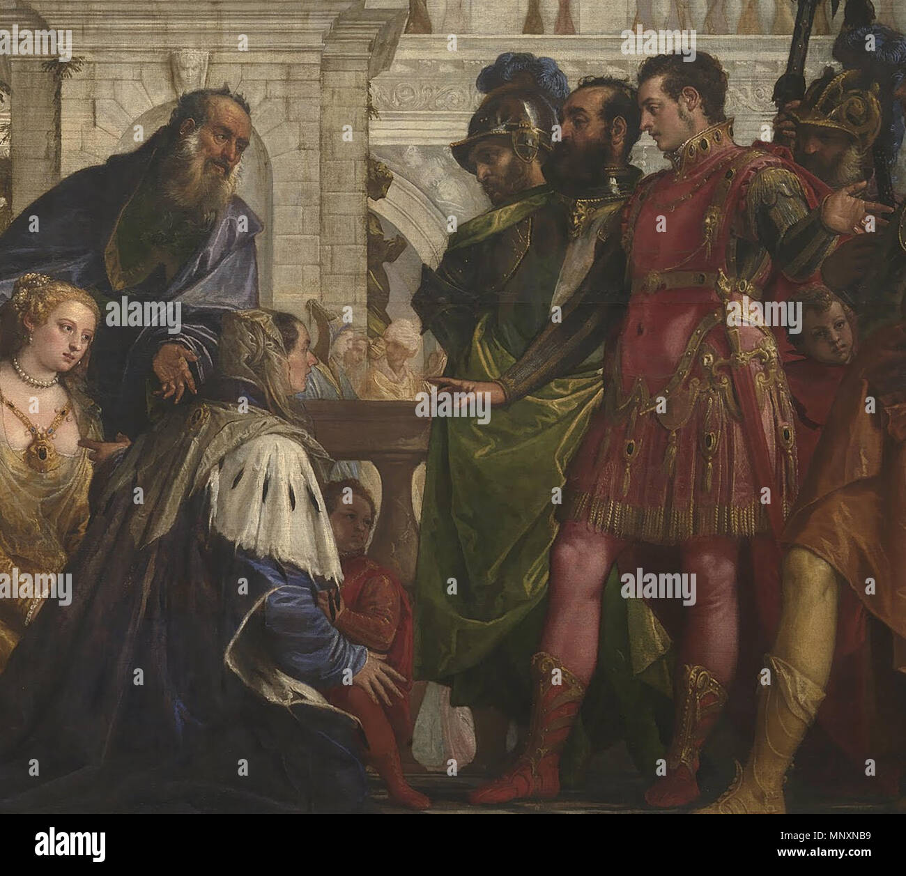 Family of persian king Darius before Alexander The Great after Battle ...