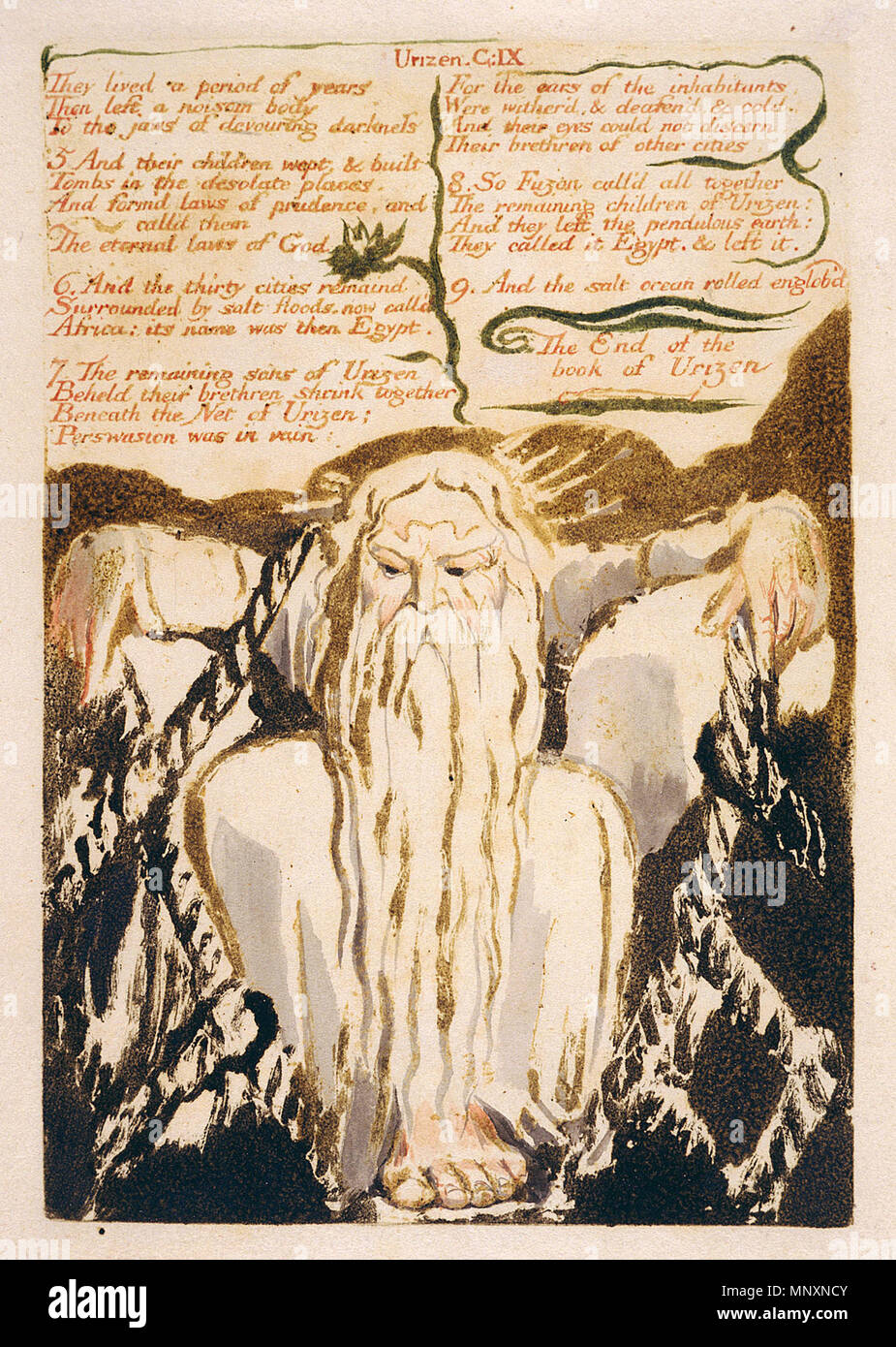 William blake the first book of urizen hi-res stock photography and ...