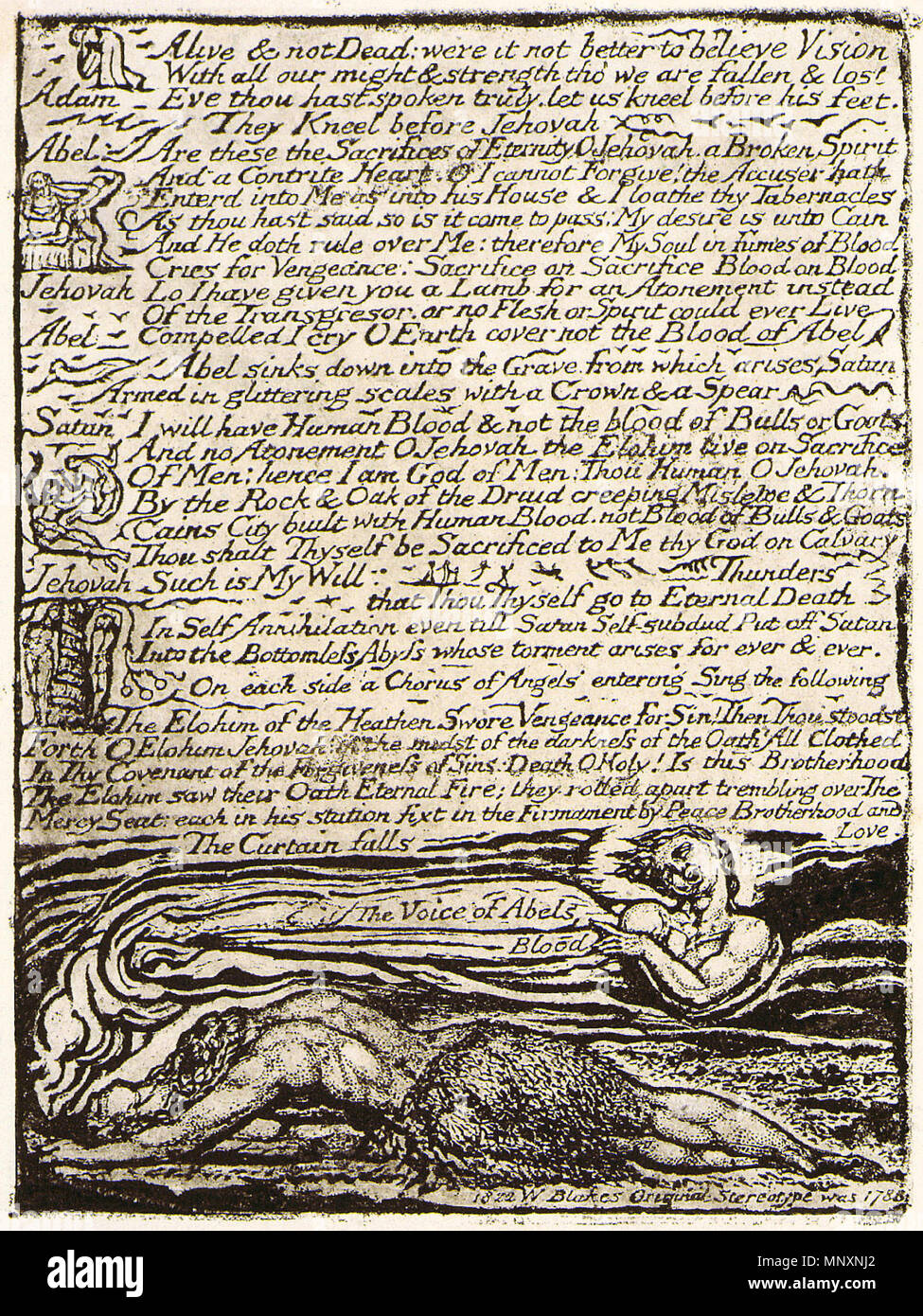 William blake’s illuminated manuscript hi-res stock photography and ...