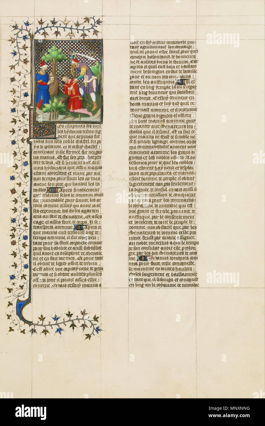 The Head of Marcus Shown to Caius Marius and Marius Killed by a Slave ...