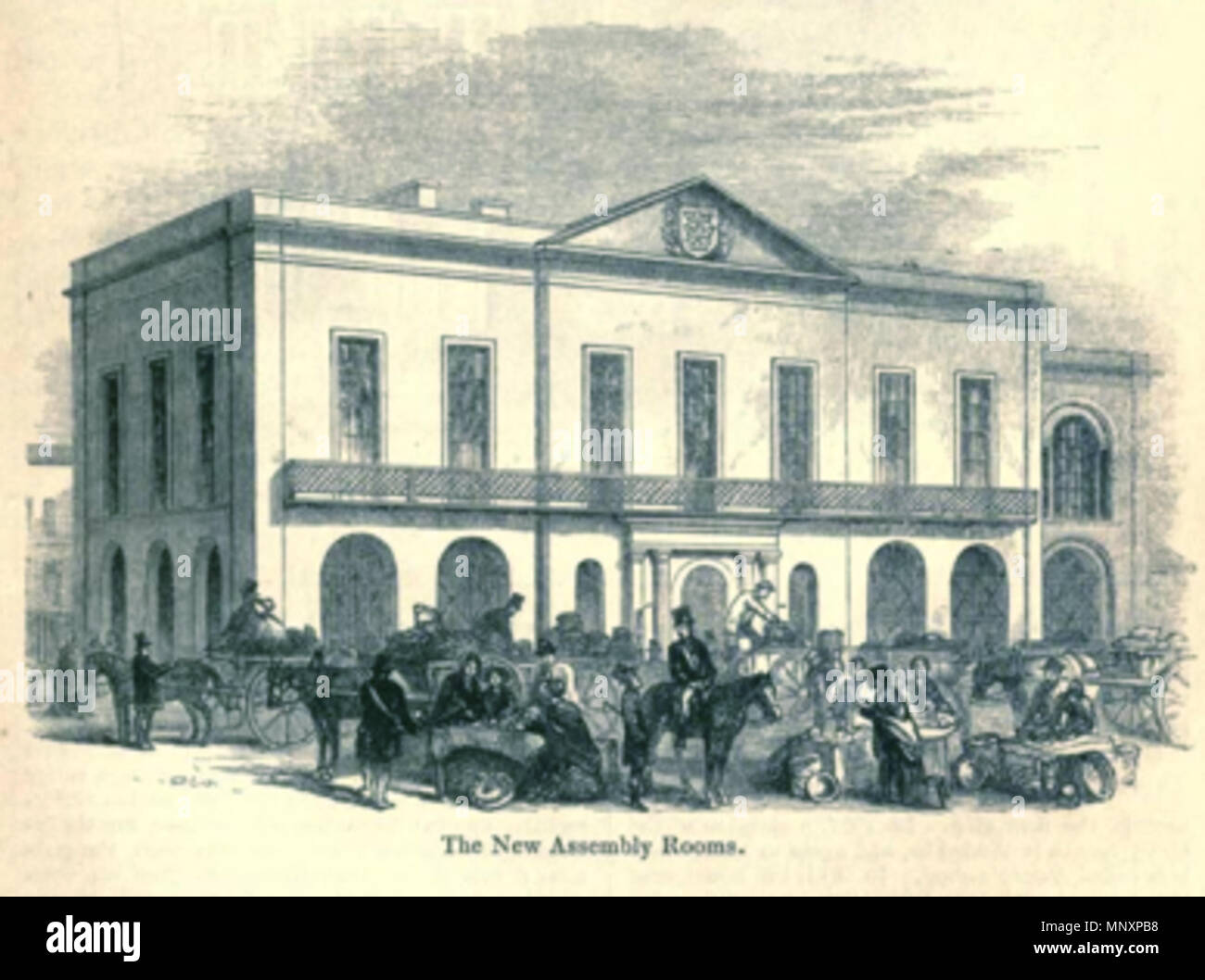 . English: The New Assembly Rooms, Boston Lincolnshire . 1856. Pishey ...