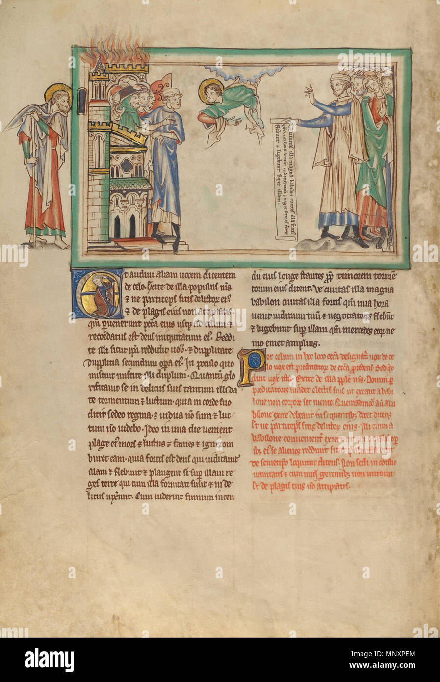 The People of God Leaving Babylon and Merchants Lamenting Babylon about ...