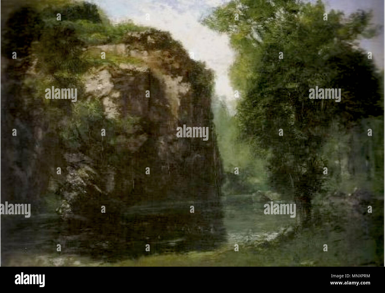 English: The Silent River 1868. 1180 The Silent River by Courbet BM ...