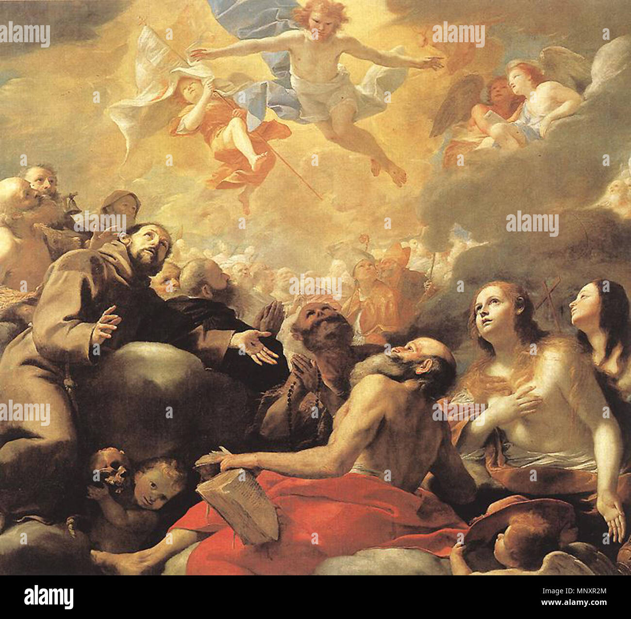 English: Christ in Glory circa 1660. 1182 The Triumphant Christ Stock ...