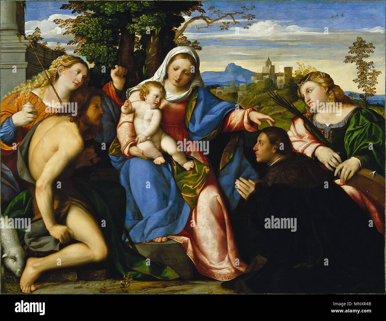 The leaning virgin hi-res stock photography and images - Alamy
