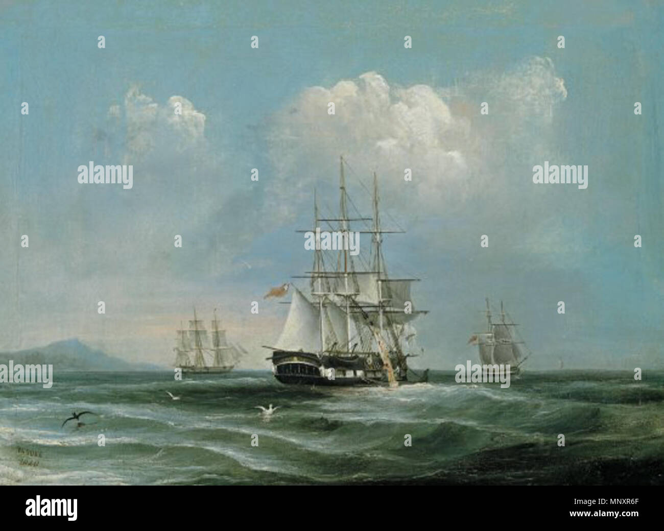 The Whaling Ship Pacific 1848. 1183 The Whaling Ship Pacific by William ...