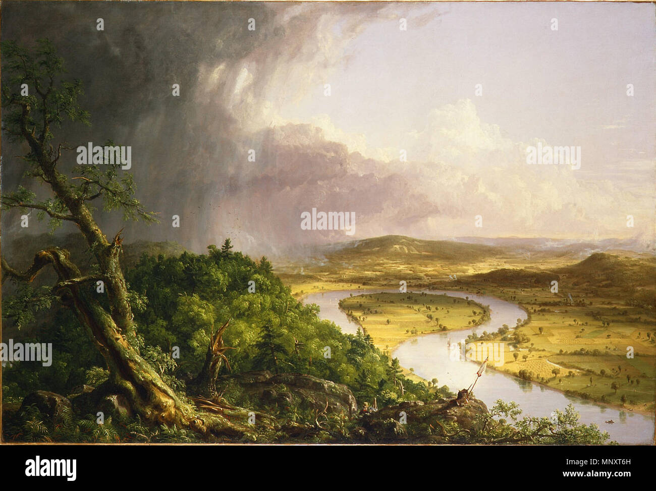 The oxbow thomas cole hi-res stock photography and images - Alamy