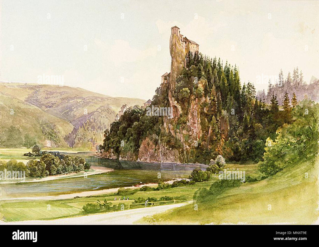 Orava Castle 1860s. 1188 Thomas Ender - Orava Castle - WGA07514 Stock ...