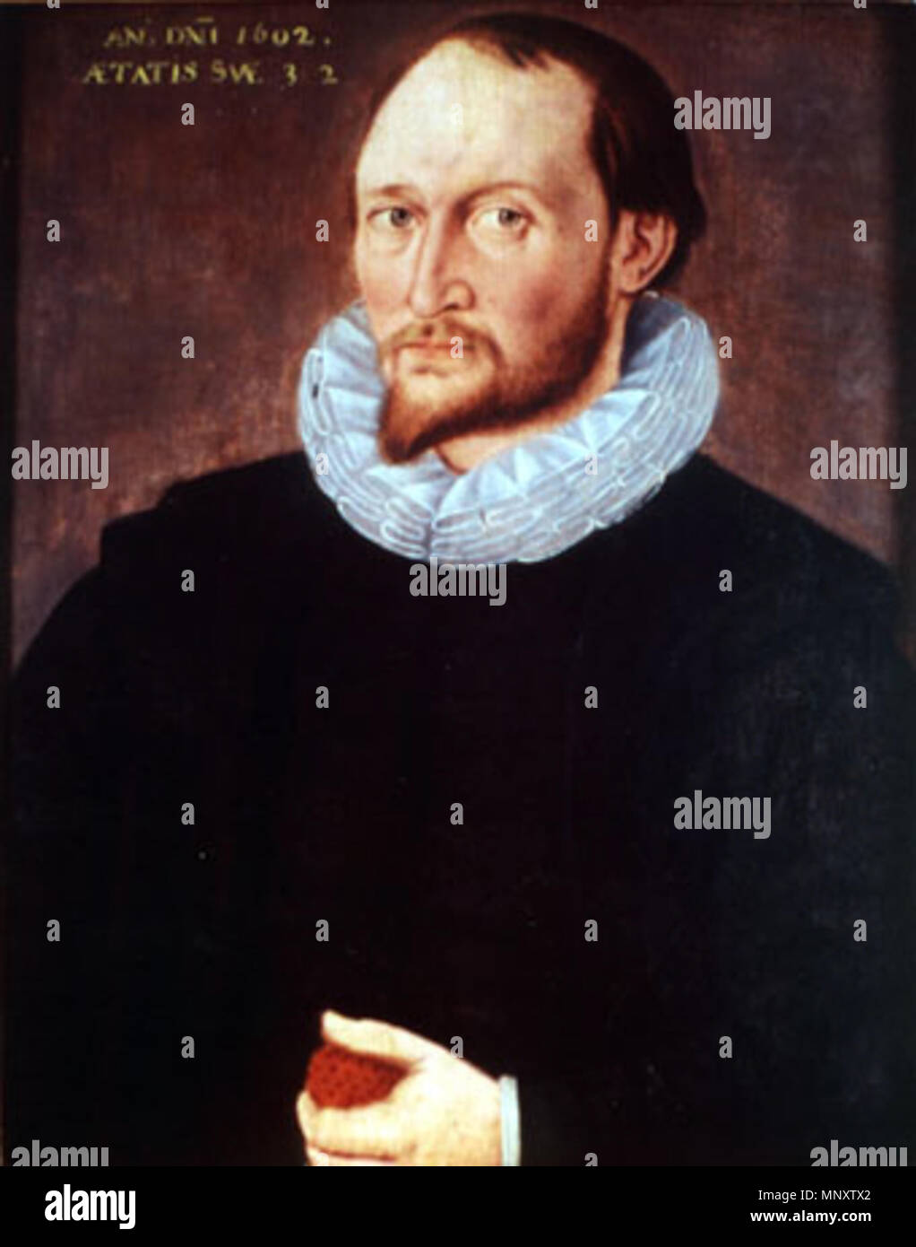 English: A portrait believed to be of Thomas Harriot (also spelt ...