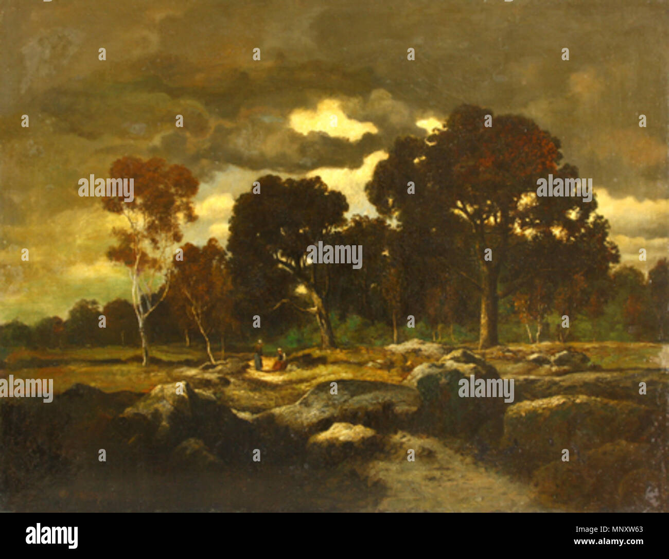 Rousseau theodore forest hi-res stock photography and images - Alamy