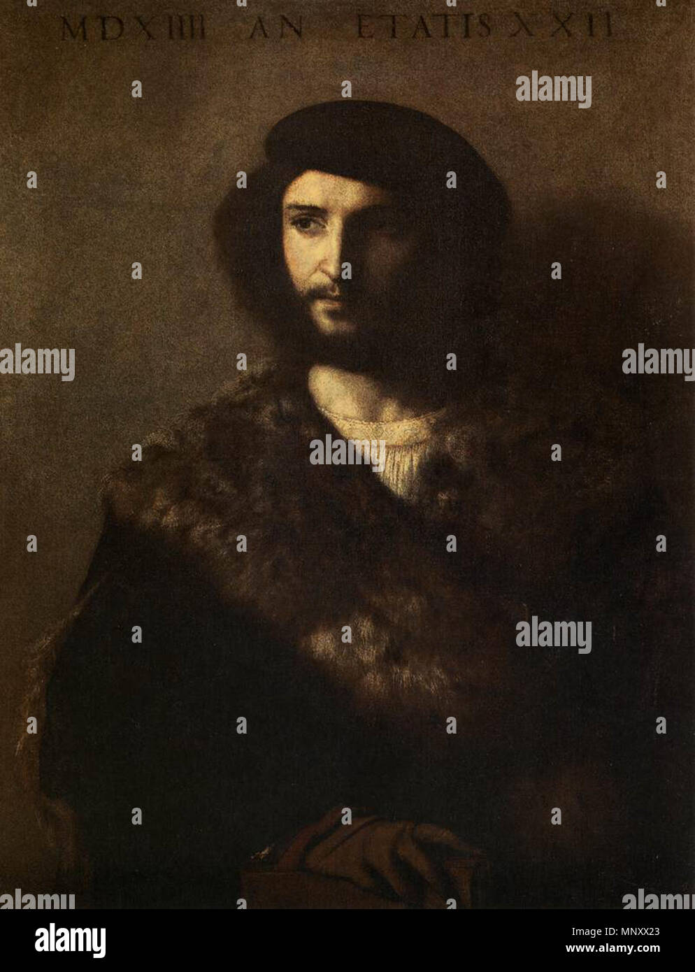 The Sick Man circa 1514. 1196 Titian - The Sick Man - WGA22934 Stock ...