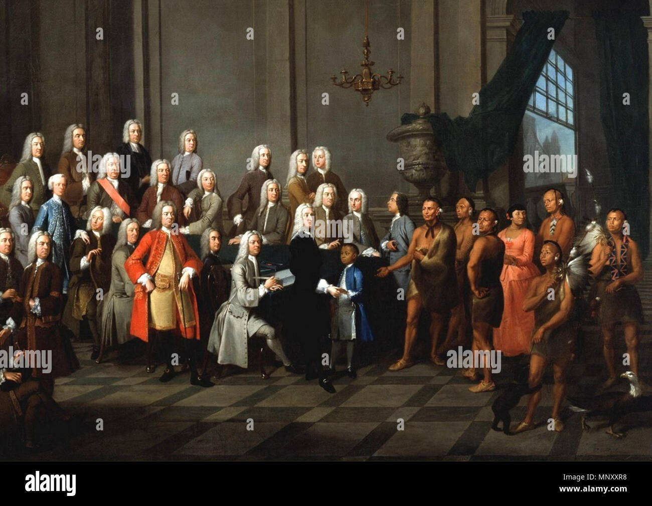 Georgia colony painting hi-res stock photography and images - Alamy