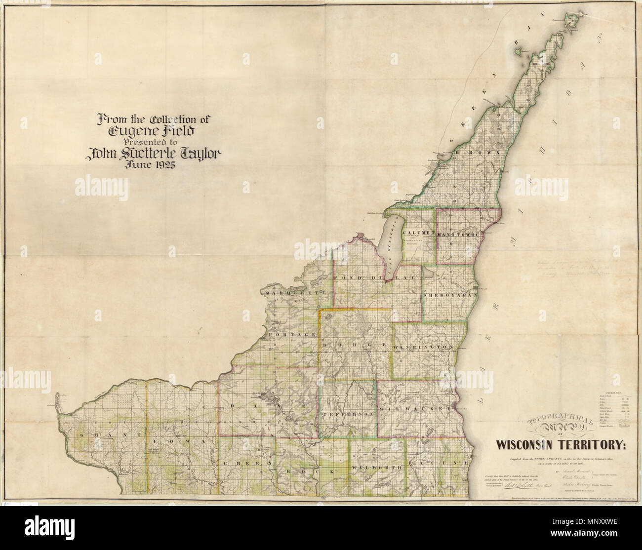 Mapa de wisconsin hi-res stock photography and images - Alamy