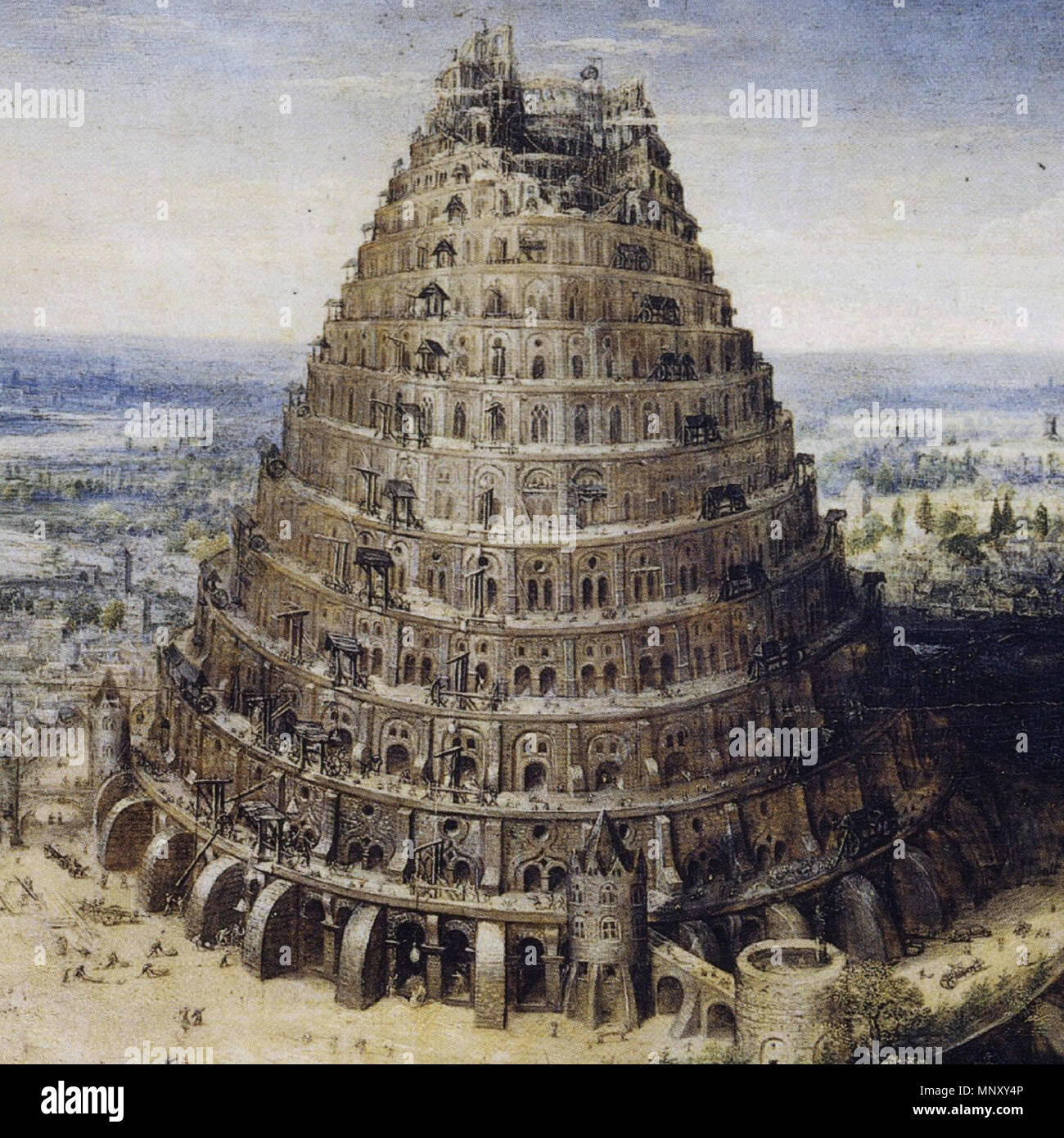 The Tower of Babel 1594. Lucas van Valckenborch (1535–1597) Alternative ...