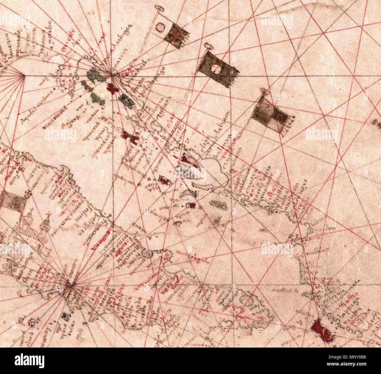 Portolan chart 15th century hi-res stock photography and images - Alamy