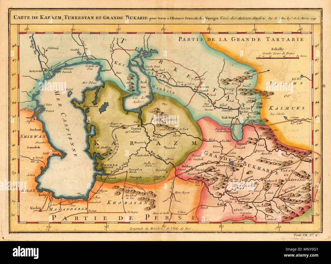 Turkestan map hi-res stock photography and images - Alamy