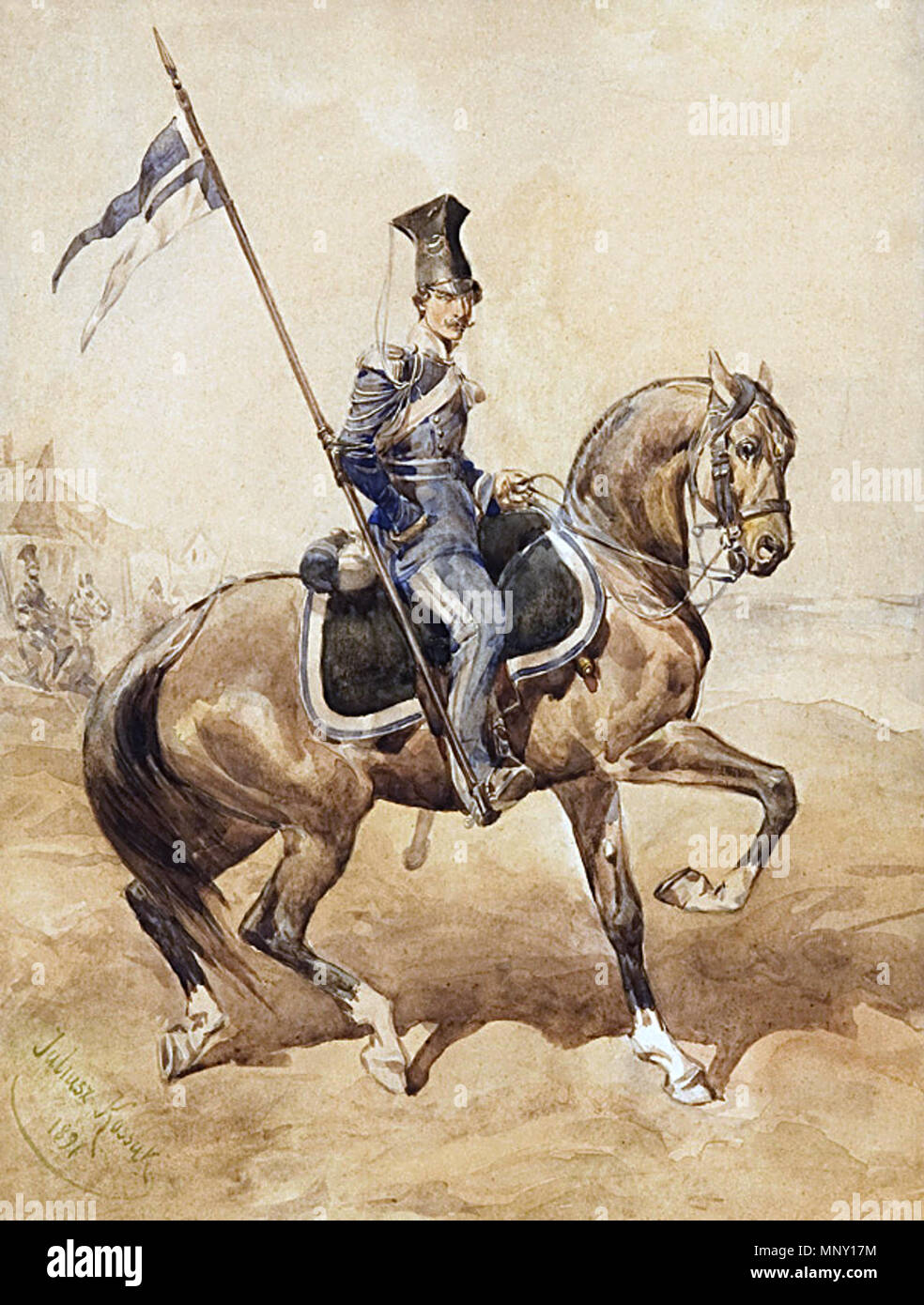 Polish uhlan hi-res stock photography and images - Alamy