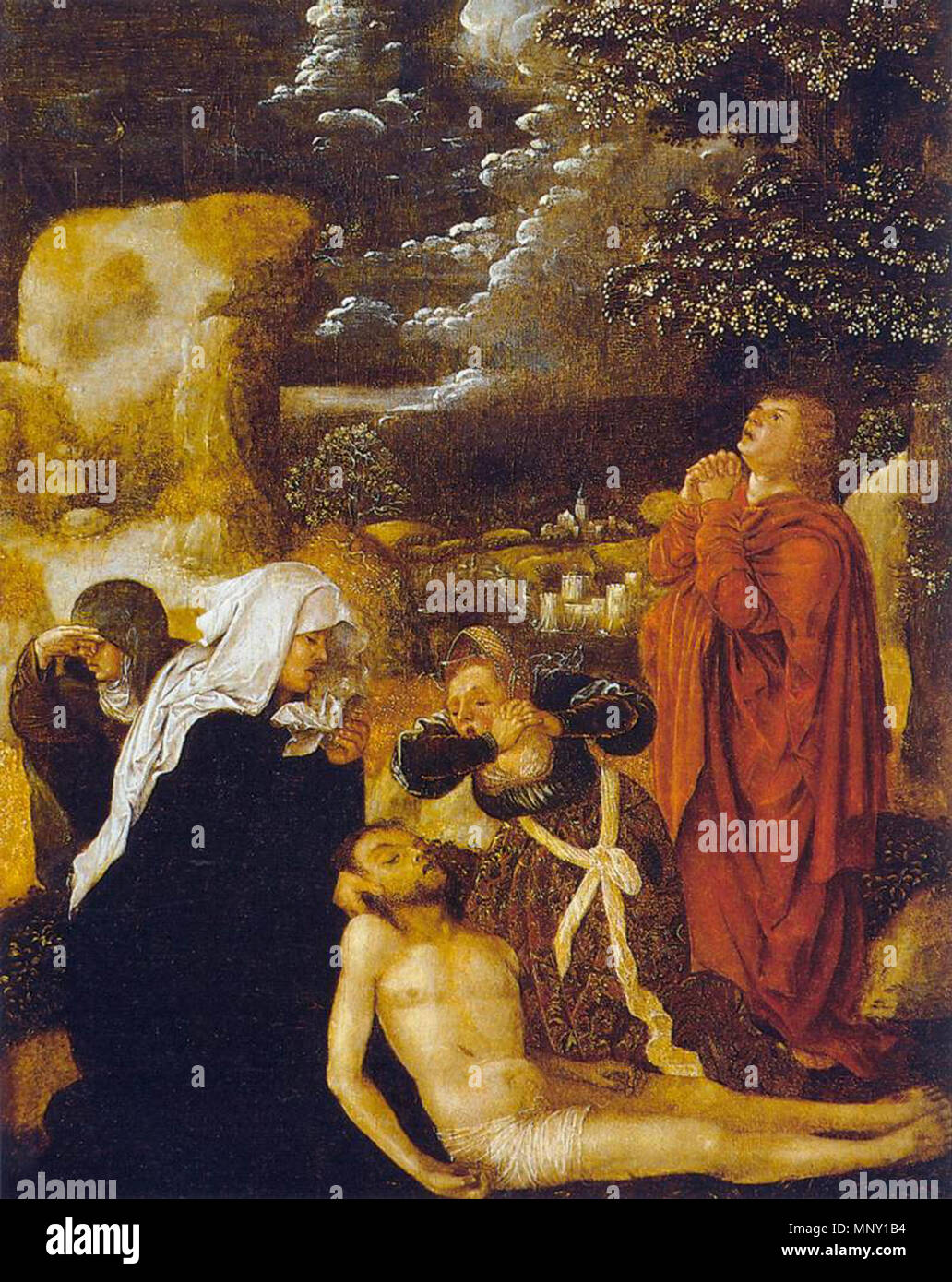 The lamentation over the dead Christ / Pietà circa 1510. 1212 Ulrich ...