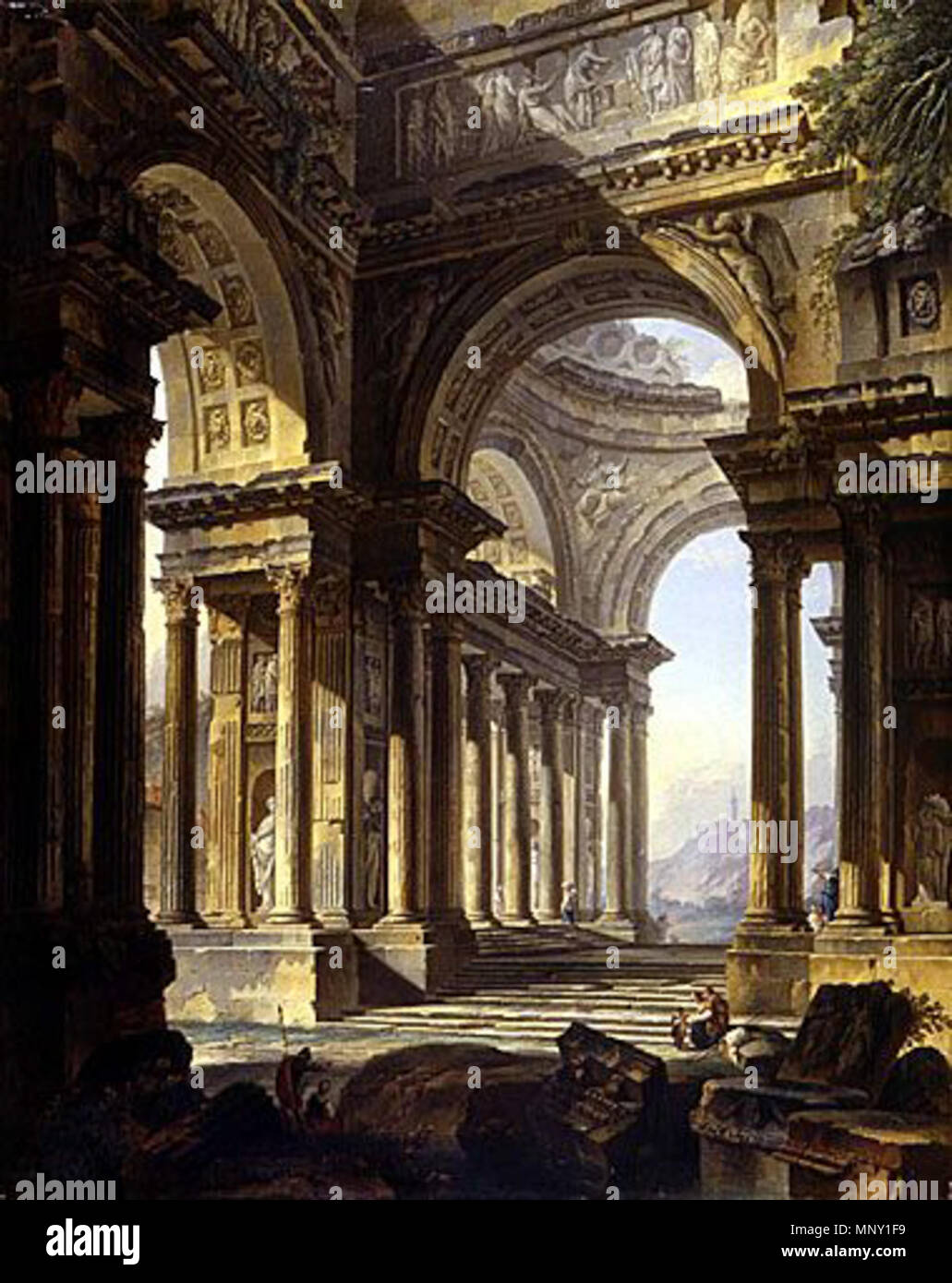 Peinture de hubert robert hi-res stock photography and images - Alamy