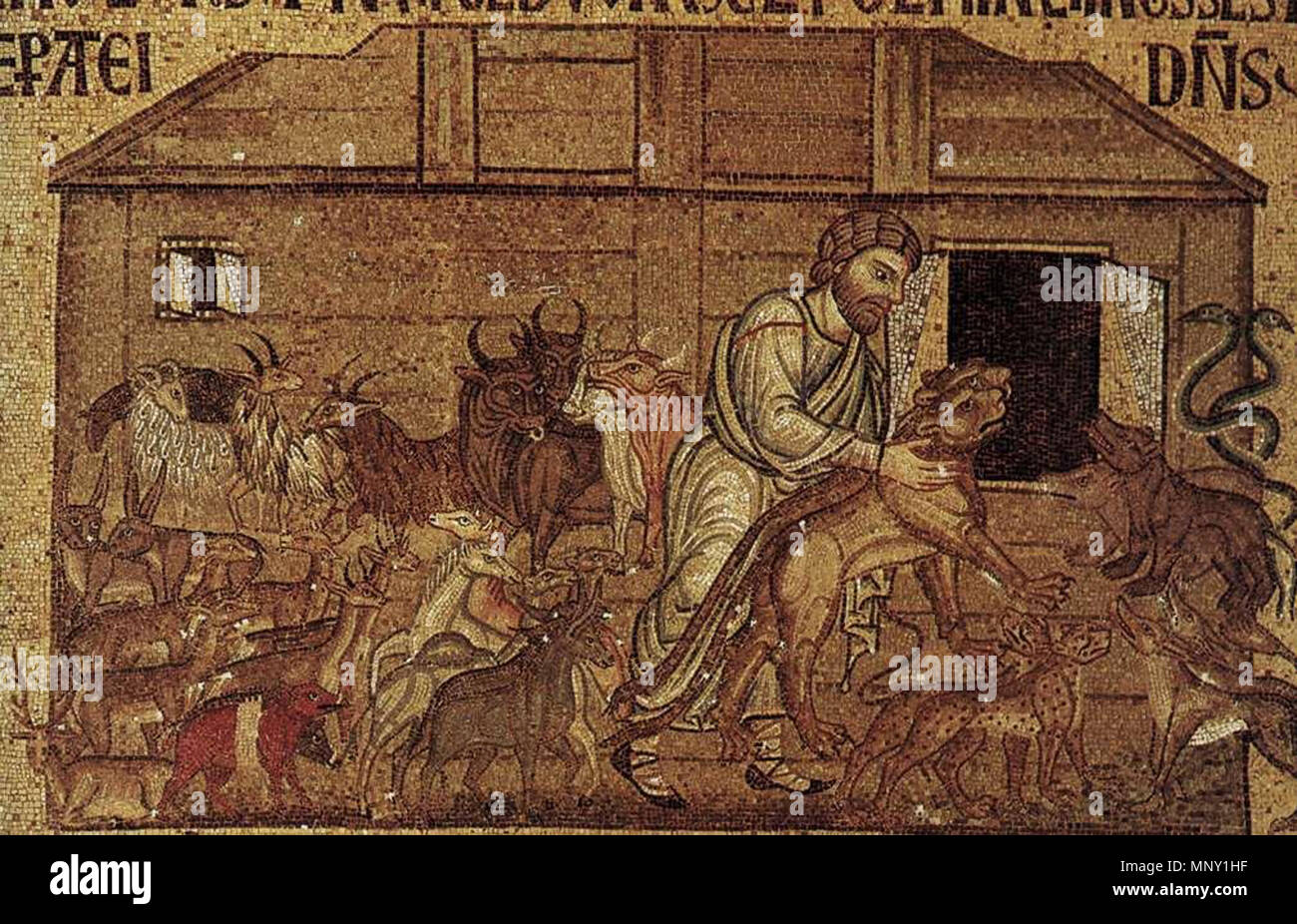 English: Stories of Noah: Noah and the Ark between 1200 and 1250. 1213 ...