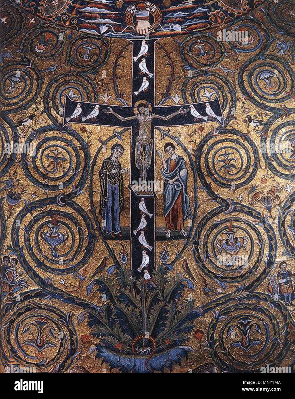 English: The Cross of Life circa 1118. 1214 Unknown artist - The Cross ...