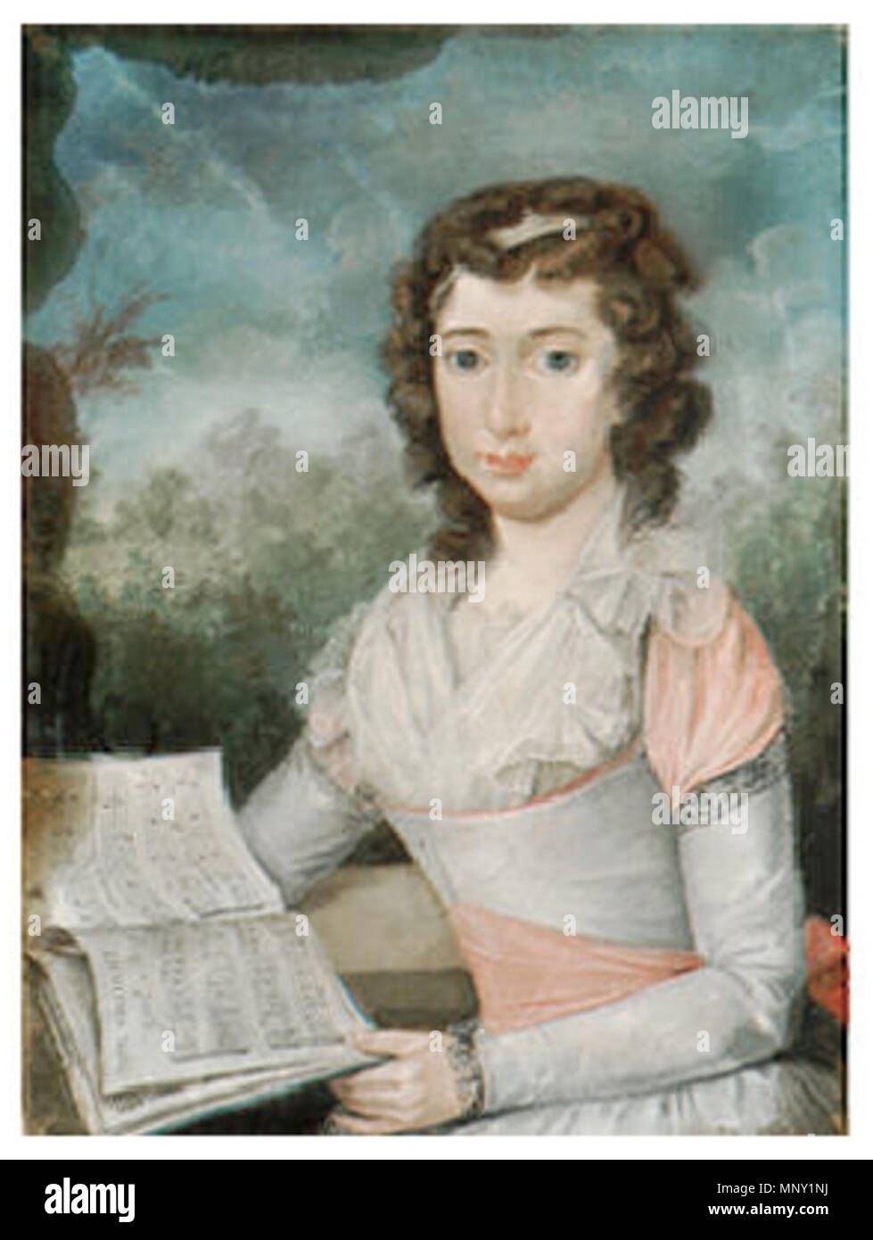 Portrait of the Ames Sisters of Boston 18th century. 1214 Ames sister ...