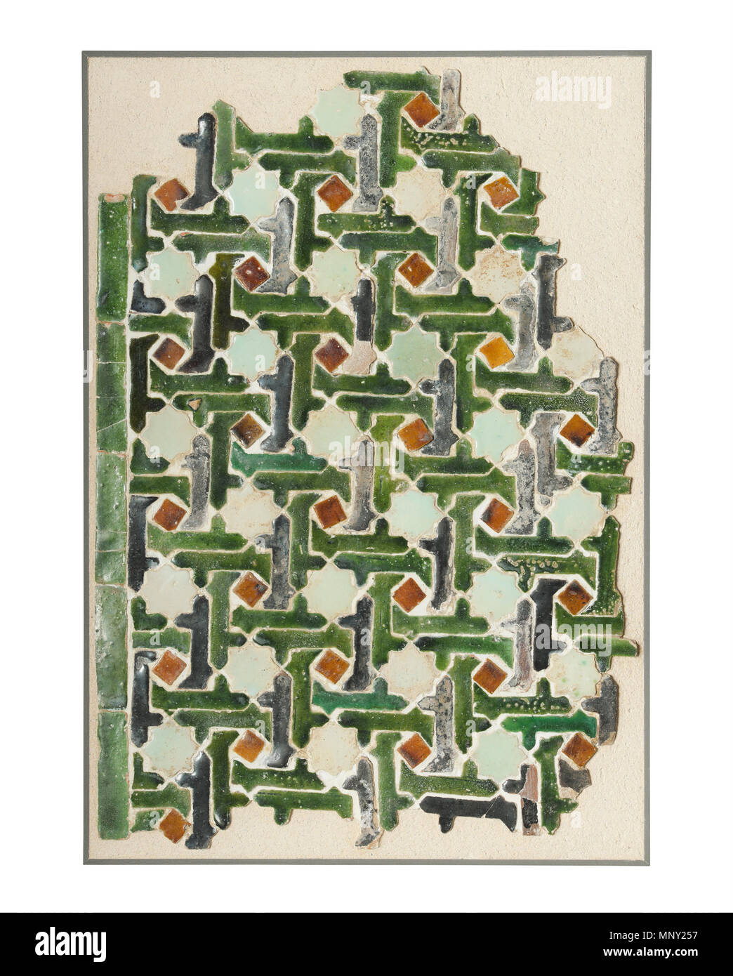 Mosaic Tile Panel (1300 - 1400). 1215 Unknown, Spain, 14th Century ...