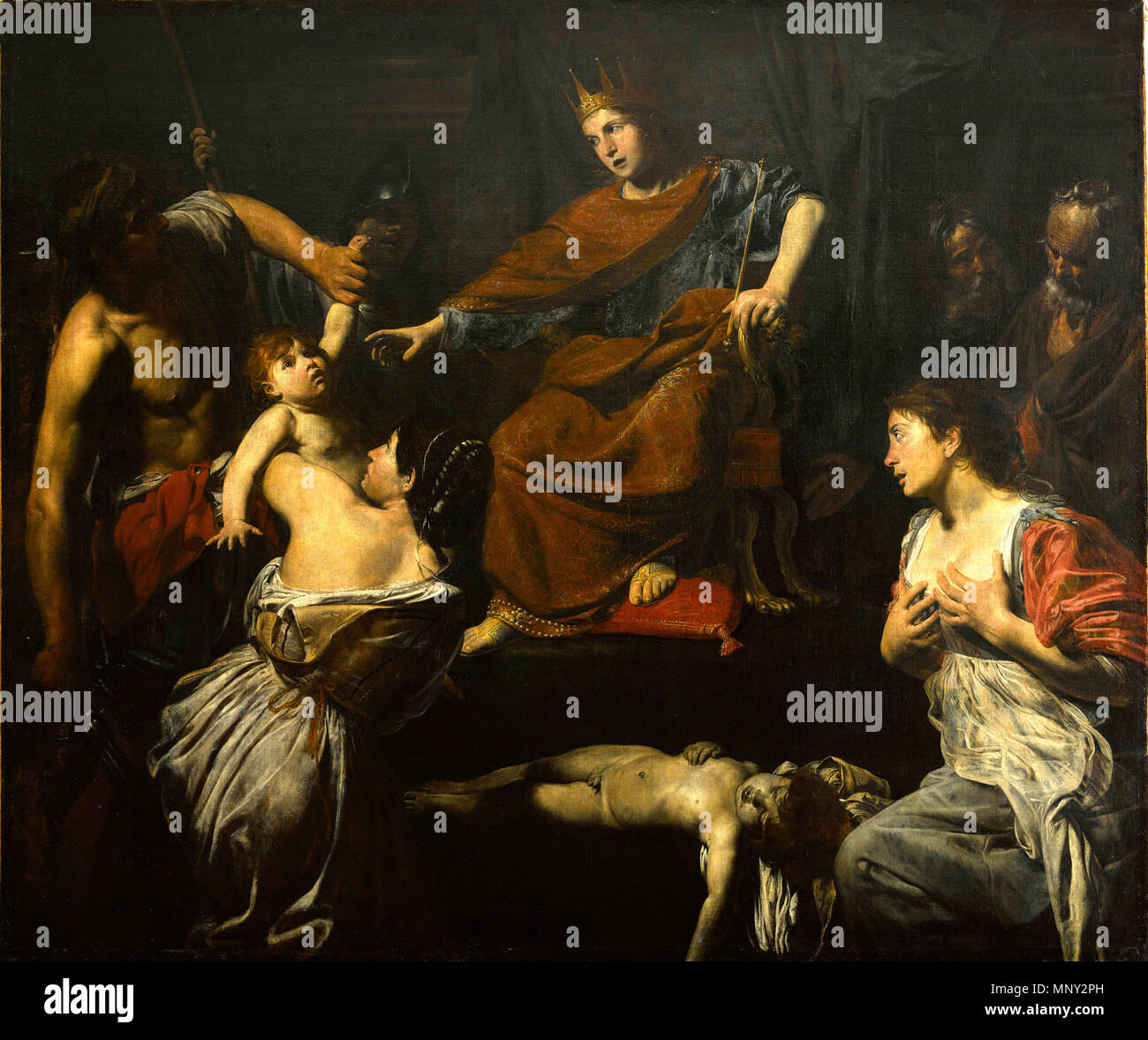 The Judgment of Solomon . 'The Judgment of Solomon', Oil on canvas, 176 ...