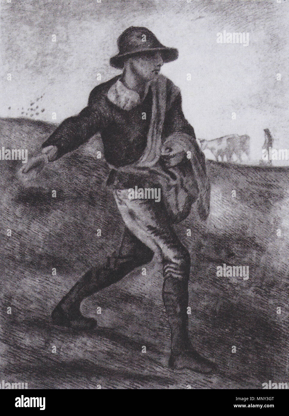 1222 Van Gogh - Der Sämann Stock Photo - Alamy