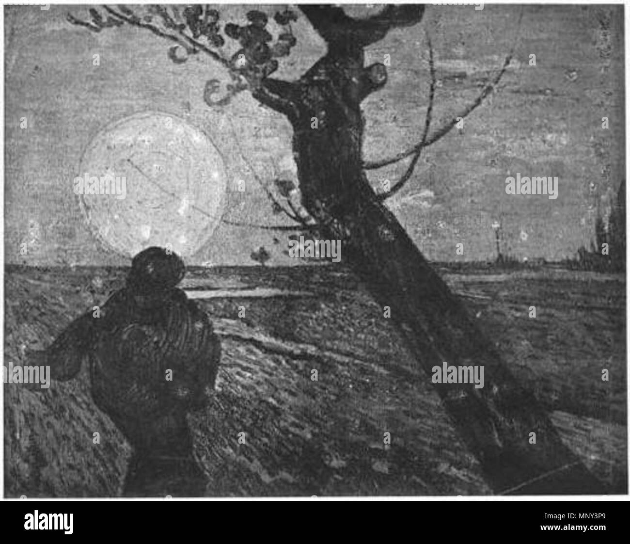 English: The Sower. Nederlands: De zaaier. 1888. 1223 Vincent van Gogh ...