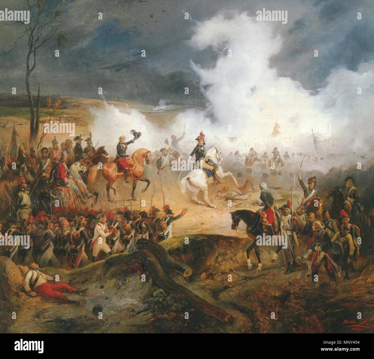 English: Battle of Varoux in French Revolution Français : Combat de ...