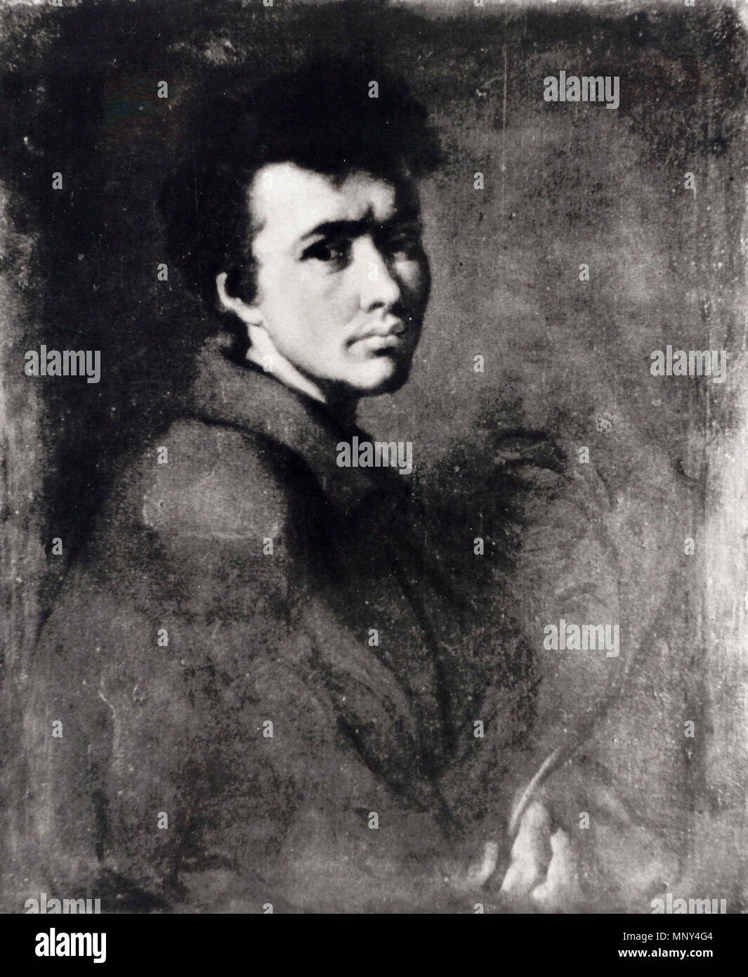 English: Portrait of a Young Man with a Branch in His Hand. Polski ...