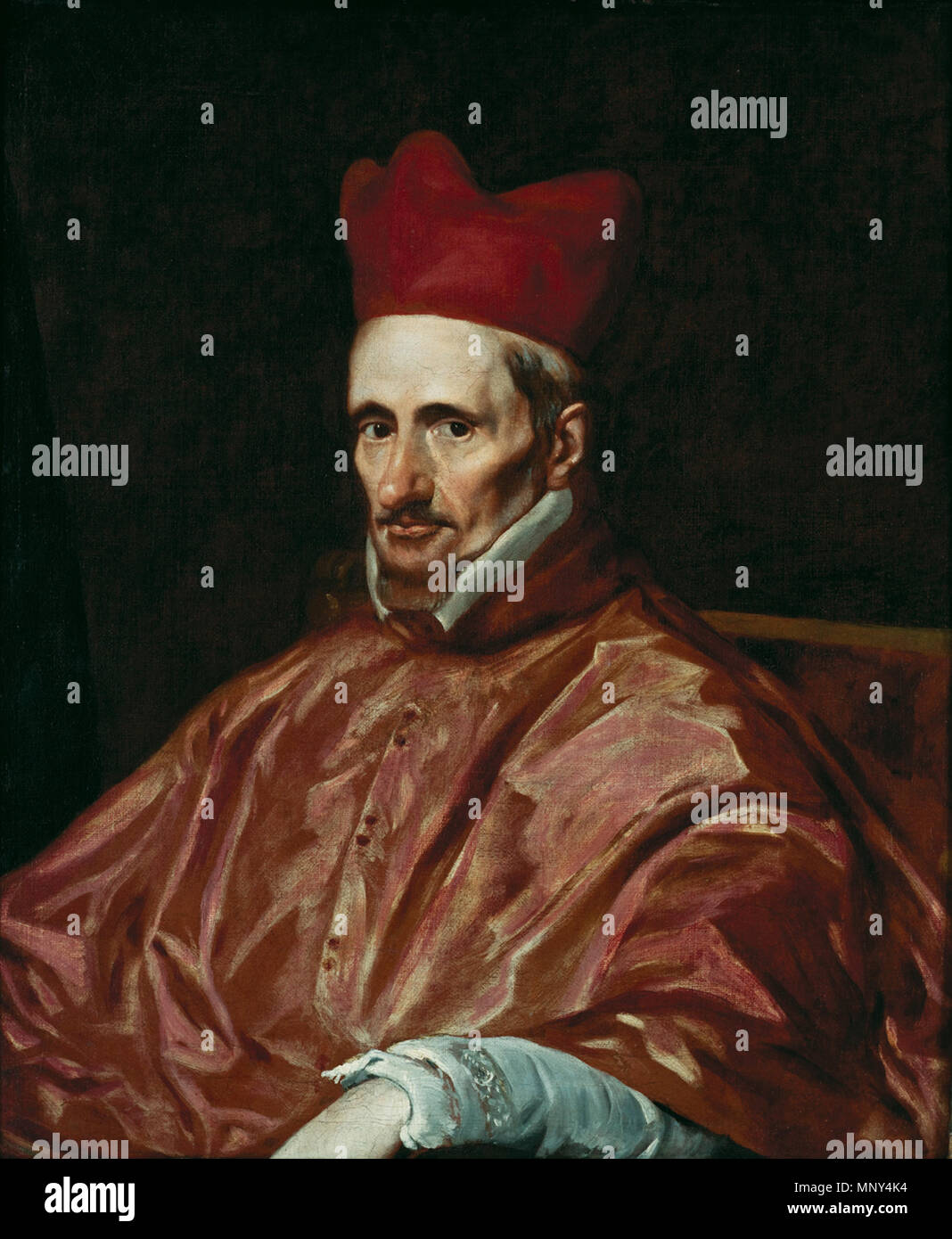 Portrait of Cardinal Gaspar de Borja y Velasco (1580-1645) circa 1643 ...