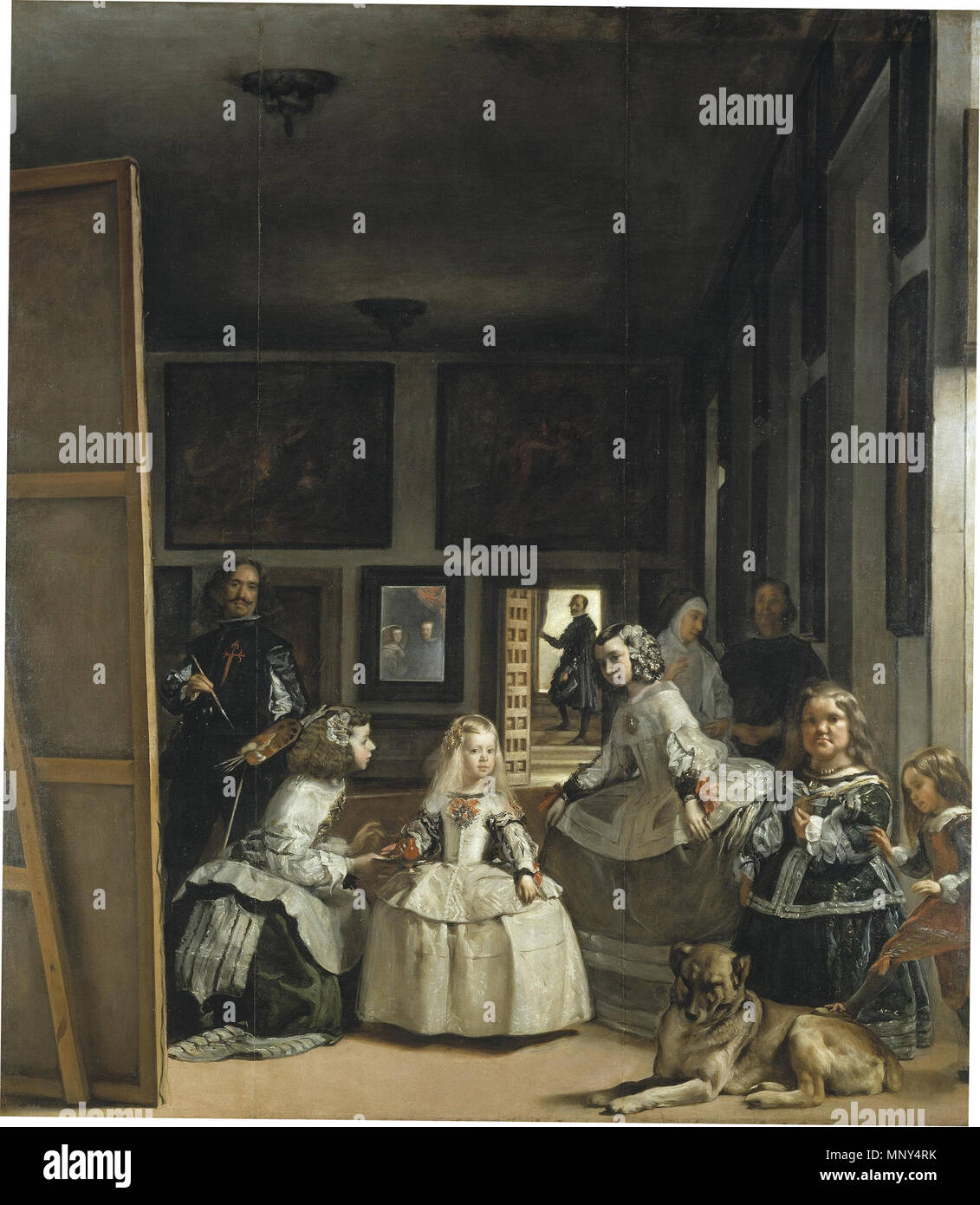 Las Meninas. English: Las Meninas (oil on canvas, 318 × 276 cm) . 1656 ...