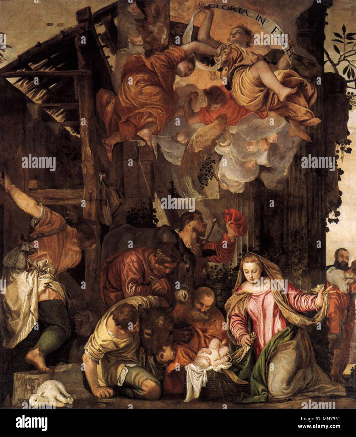 The Adoration of the Shepherds 1557. 1231 Paolo Veronese - Adoration of the Shepherds - WGA24808 ...