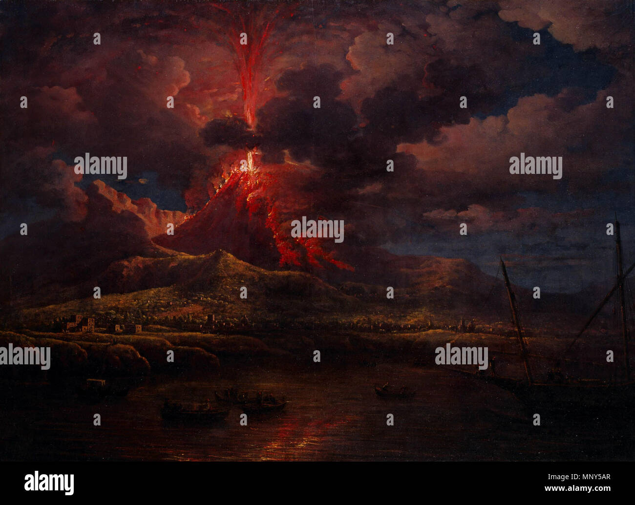 Vesuvius erupting hi-res stock photography and images - Alamy