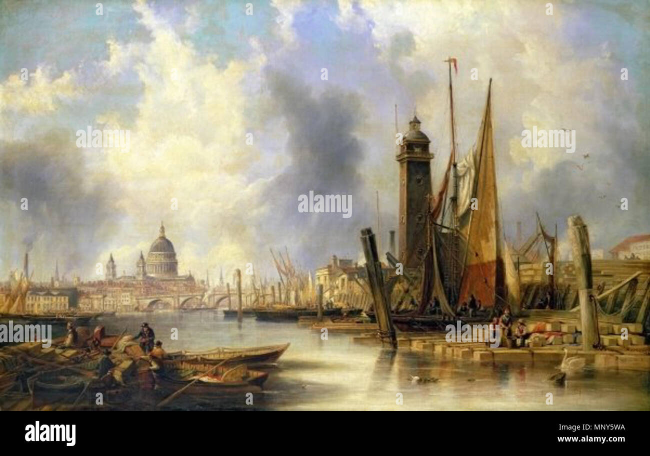 View of London with St. Paul's . 1234 View of London with St. Paul's by ...