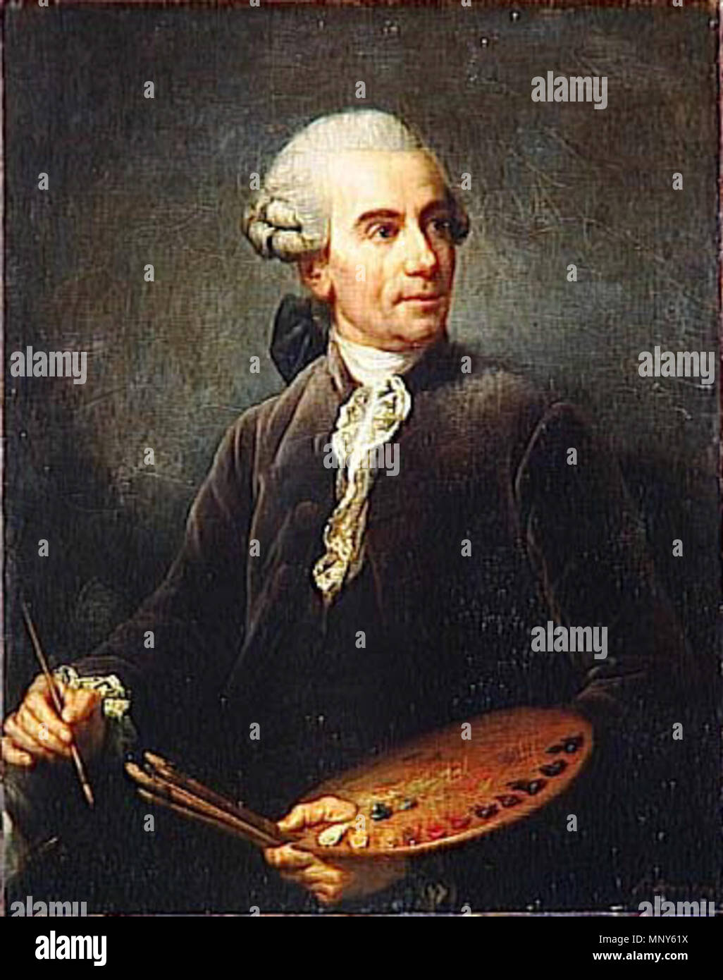 English: Portrait of painter Joseph Vernet Français : Le peintre Joseph ...