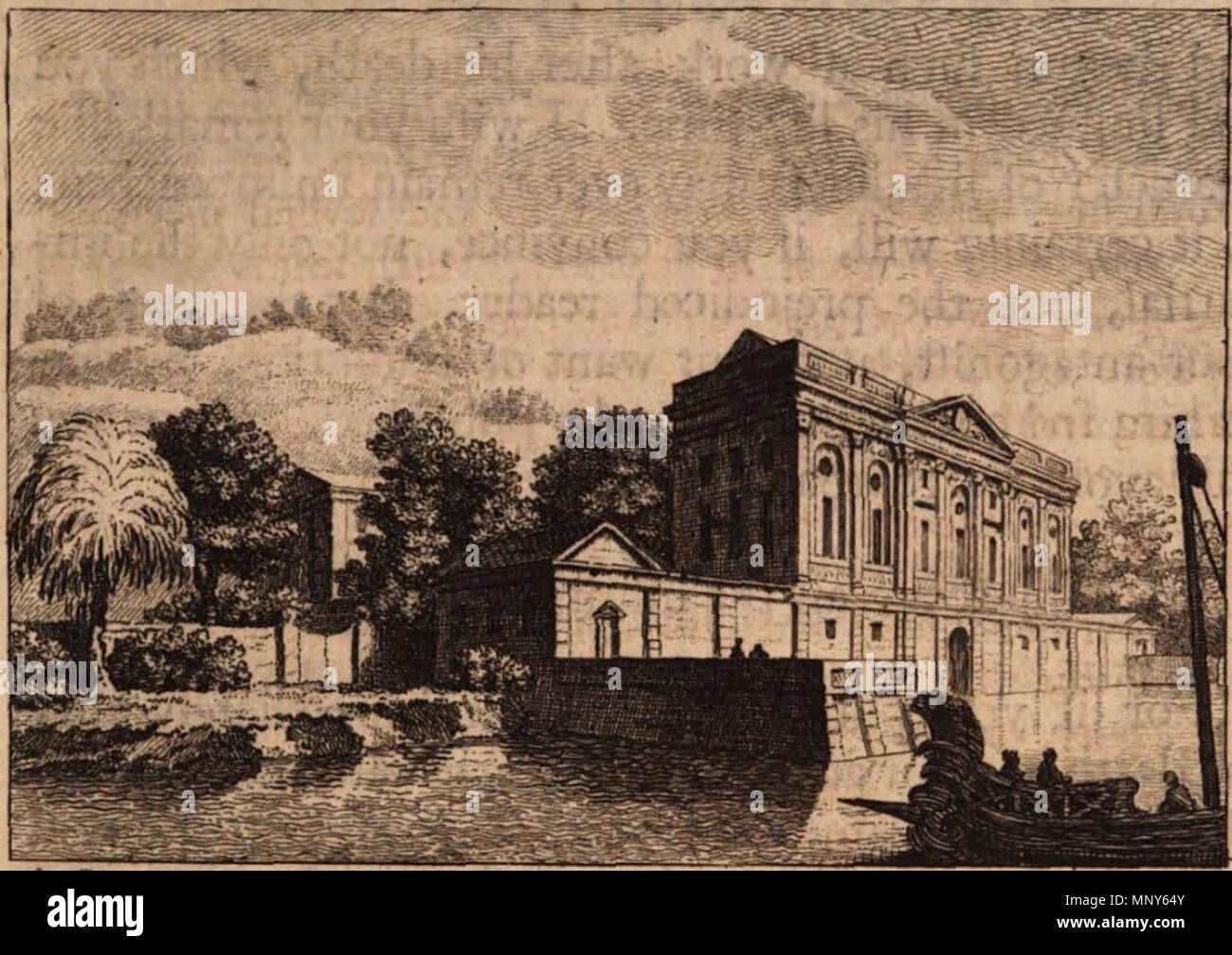 . English: Imaginary depiction of Pliny the Younger's villa on Lake ...