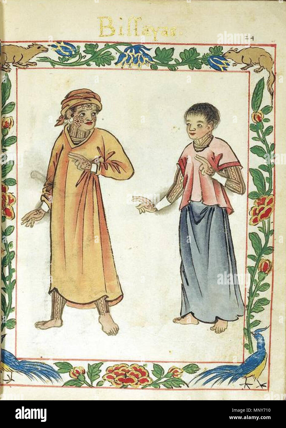 . English: A Visayan Freemen couple . 1595. Boxer Codex 1240 Visayans 2 ...