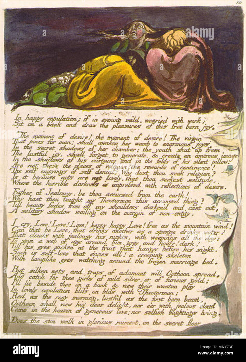 William blake visions daughters albion hi-res stock photography and ...