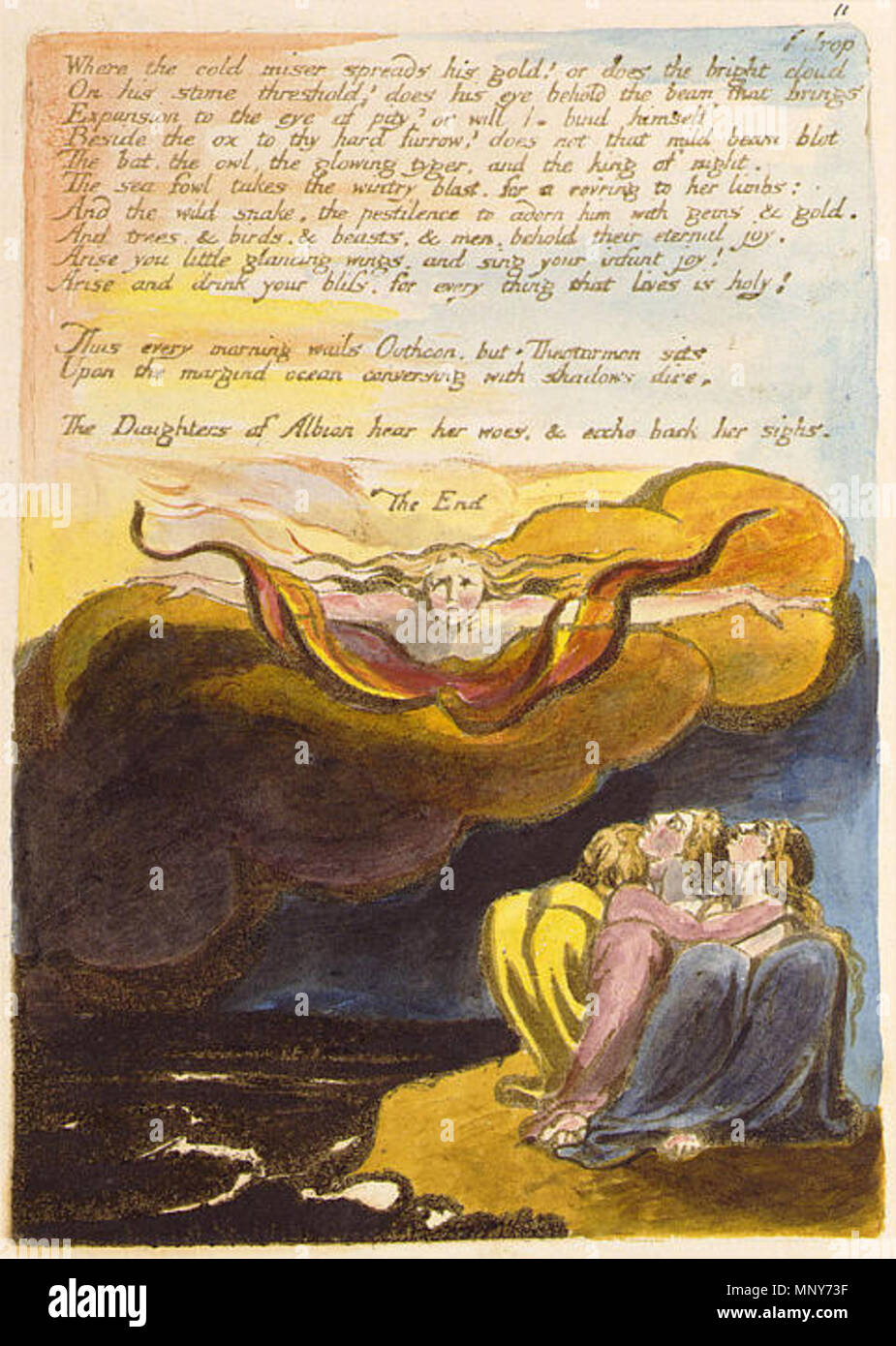 William blake visions daughters albion hi-res stock photography and ...