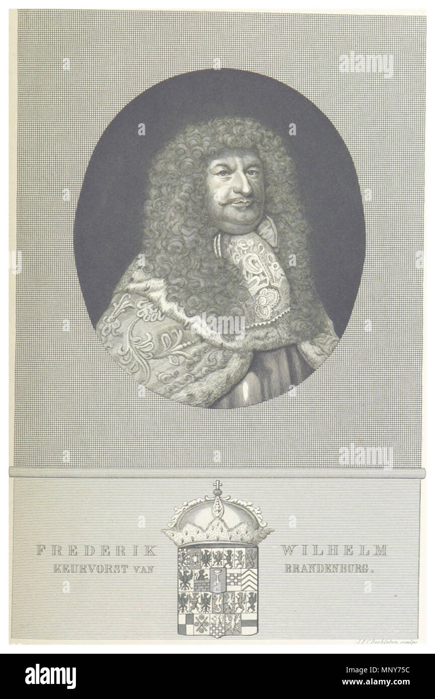 Portrait of Frederick William, Elector of Brandenburg (1620-1688) circa ...