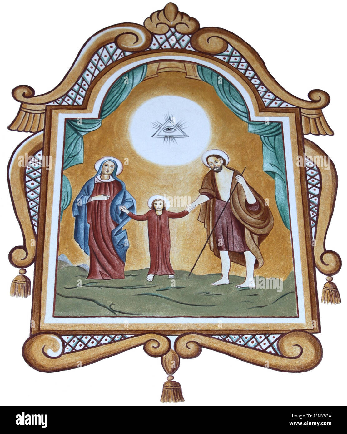 1153 Sveta Družina (Babčev dvorec Stock Photo - Alamy