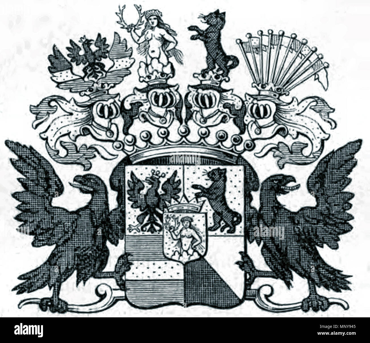 . Deutsch: Wappen der Grafen von Clam-Gallas 1768 . 1768/1852. Unknown ...