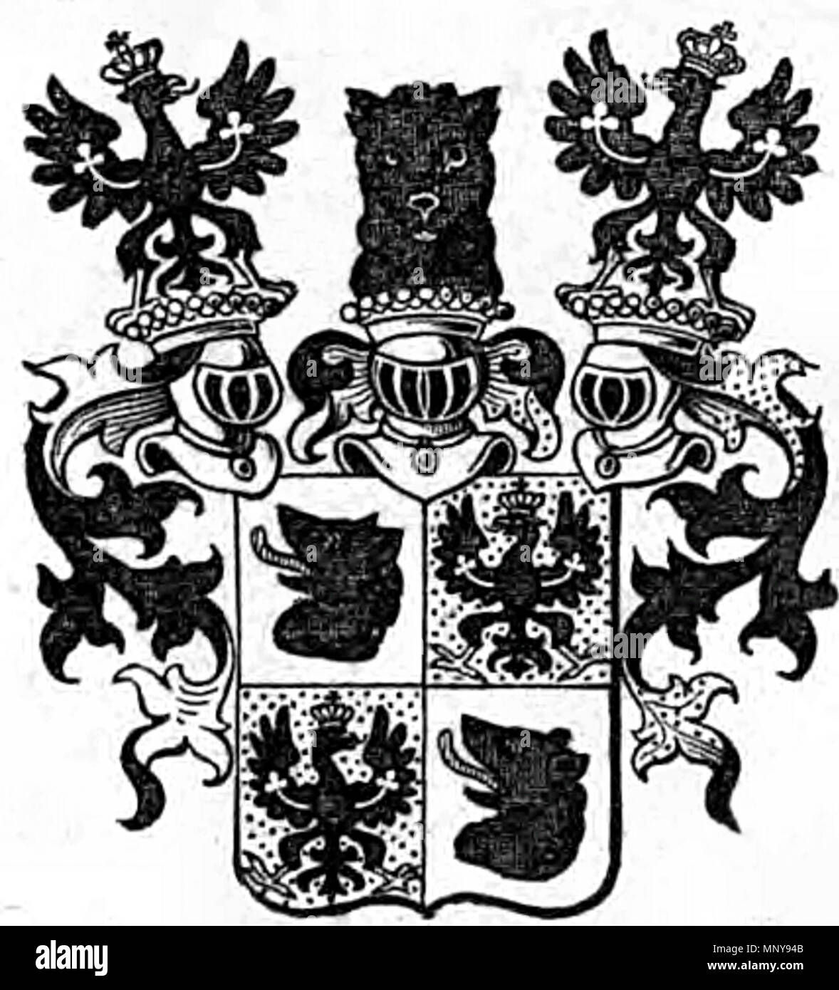 . Deutsch: Wappen der Grafen von Egloffstein zu Arklitten 1786 . 1786/ ...