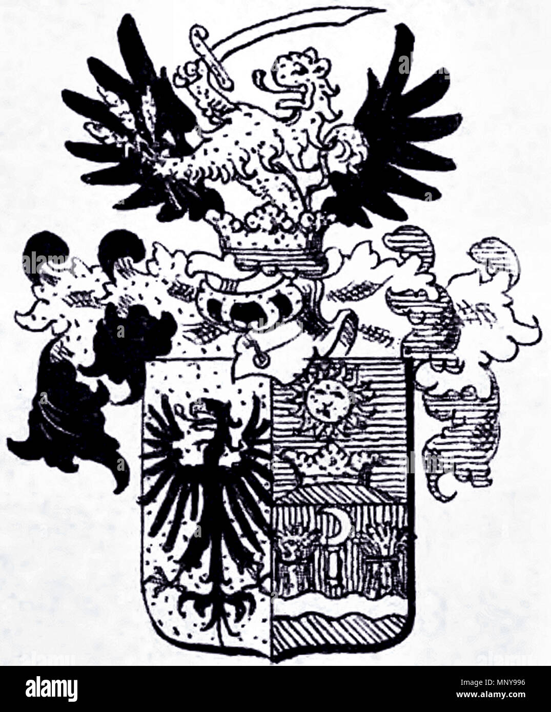 . Deutsch: Wappen von S(z)tankovics 1792 . 1792/1891 and 1892 (book ...