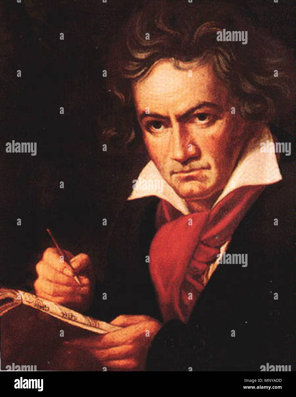 Ludwig van Beethoven 1820. 833 Ludwig van Beethoven Stock Photo - Alamy