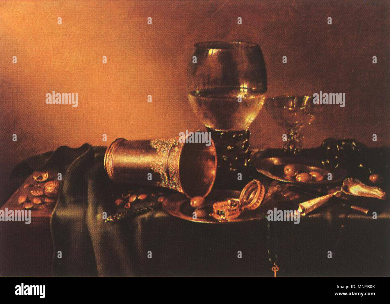 Still Life 1657. 1260 Willem Claesz. Heda - Still Life - WGA11241 Stock ...