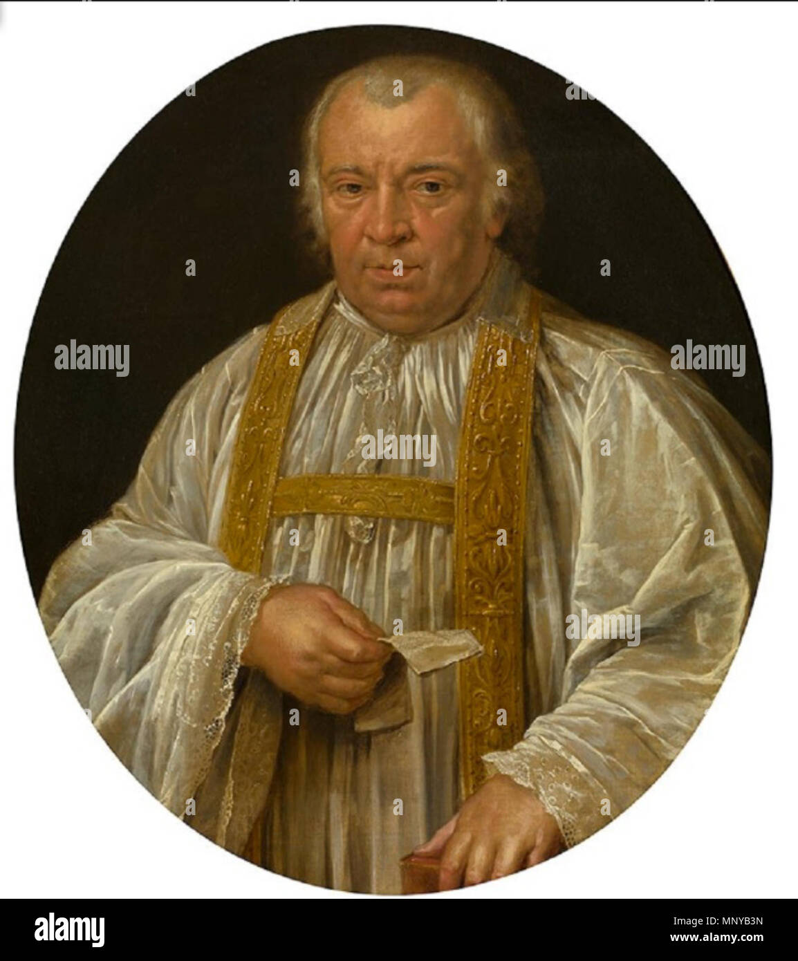 English: Portrait of the Priest Jean-Jacques De Brandt 1809. 1260 ...